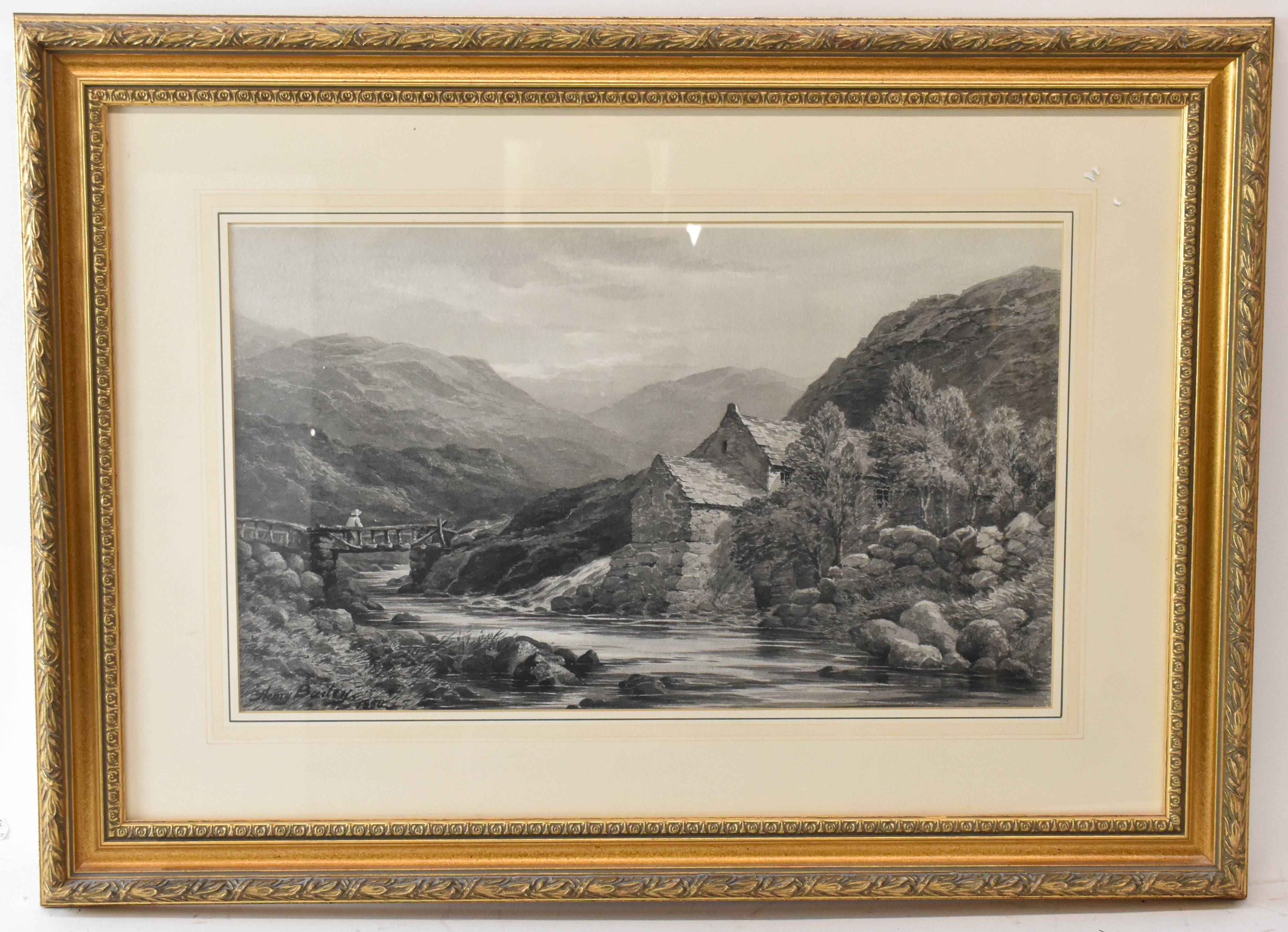 Henry Bailey | rural landscape (1880) | MutualArt