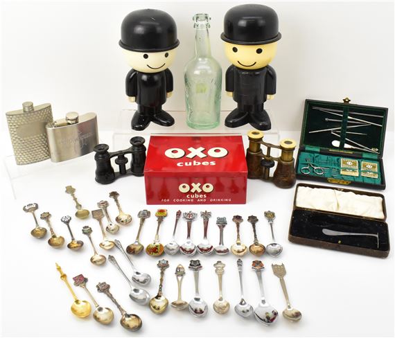 Opera | two Fred figure flour storage containers | MutualArt