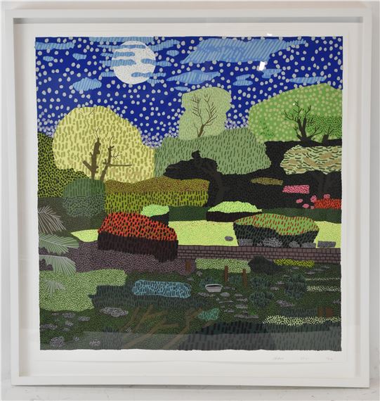 Jonas Wood | Japanese Garden, 2021 (2021) | MutualArt