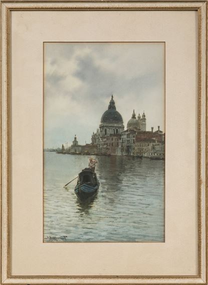 Alberto Prosdocimi | Gondole devant « Santa Maria della Salute à Venise ...