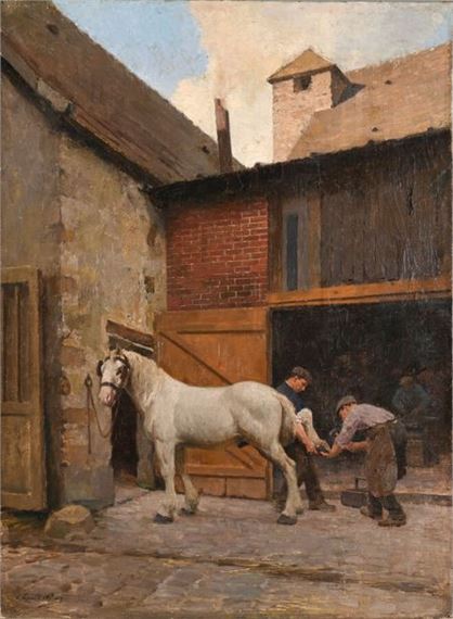 Louis-Emile Adan | The blacksmith | MutualArt