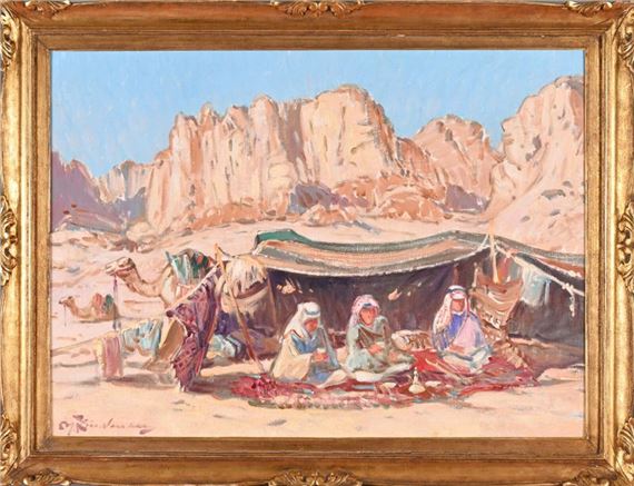 Martin Lindenau | Bedouins in Wadi Rum | MutualArt