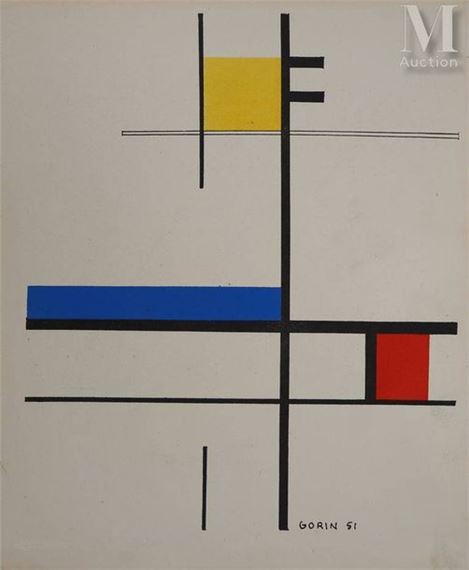 Jean Gorin | Geometric composition | MutualArt