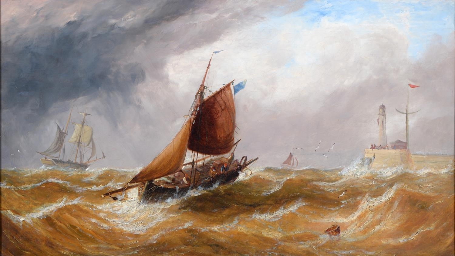 John Callow | A Fresh Breeze; Blowing Fresh off the South Pier ...