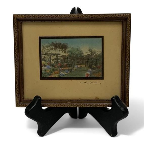 Wallace Nutting | Wallace Nutting Hand Colored Photograph, Garden ...