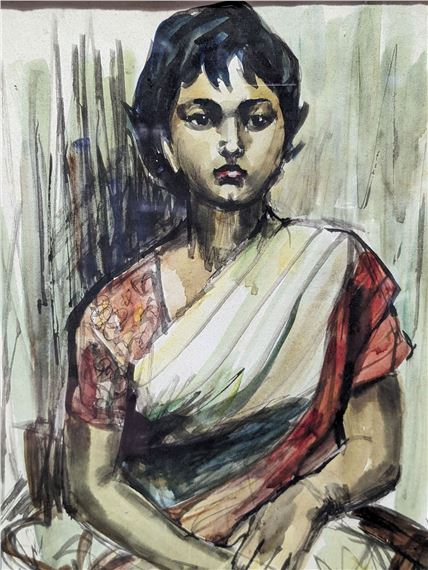 Mary Milton | Portrait of a Woman (1958) | MutualArt