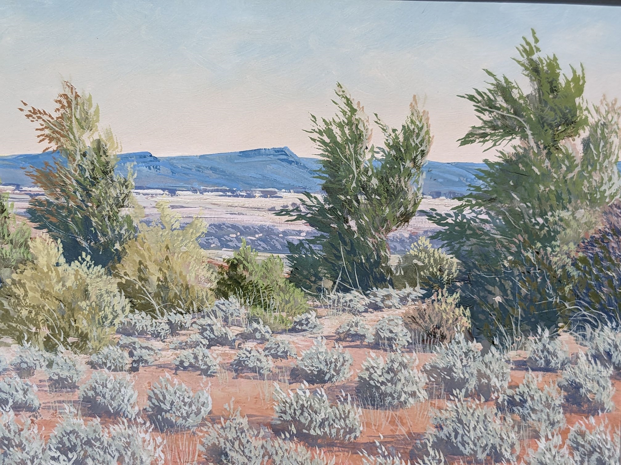 David Clyde Dridan | 'Martin Well's Station' oil on board | MutualArt