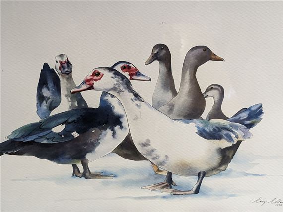 Mary Milton | Ducks in Conversation (1985) | MutualArt