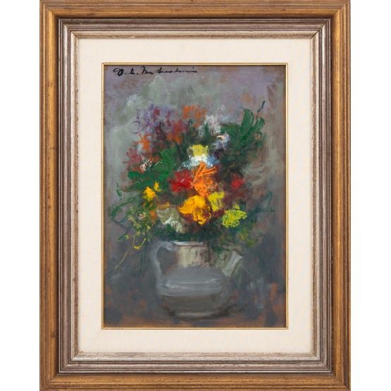 Osman Lorenzo de Scolari | Vaso con fiori (1908) | MutualArt