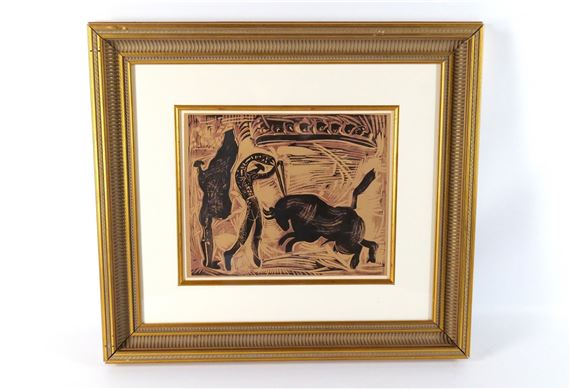 Pablo Picasso | Linocut in Colors by Pablo Picasso (1962) | MutualArt