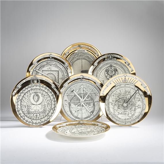 Piero Fornasetti | Seven Plates 'Astrolabio (1965 - 1971) | MutualArt