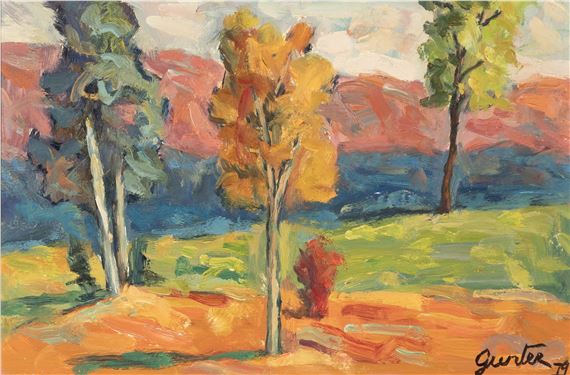 Lester Gunter | untitled Landscape (1936) | MutualArt