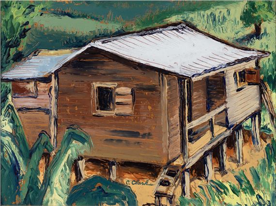 Claude Clark | Claude Clark, 1915-2001, House in Valley, Puerto Rico ...
