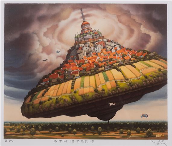 Jacek Yerka | Twister | MutualArt