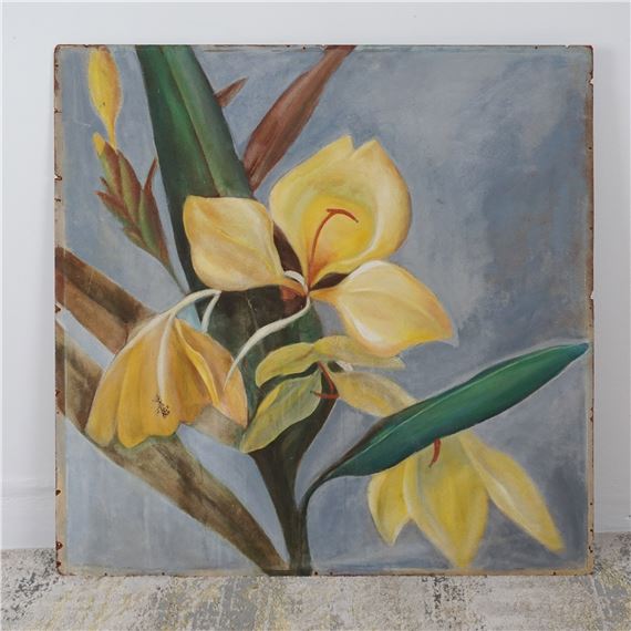 Annette Krauss Rose | A striking composition of vibrant yellow orchids ...