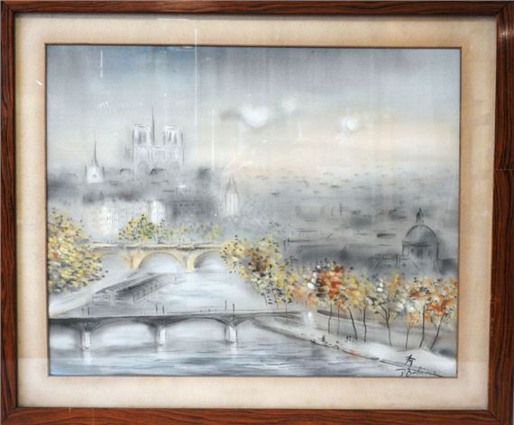 Shunko Deshima | Shunko DESHIMA - XXth The Pont des Arts | MutualArt