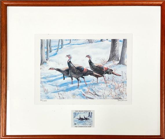 Bob Hines | First Of State Ohio Wild Turkey (1985) | MutualArt