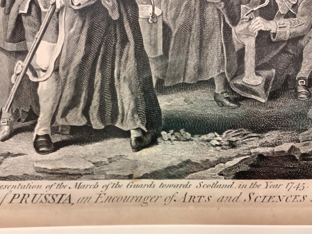 Luke Sullivan | A Representation of the March of the Guards towards ...