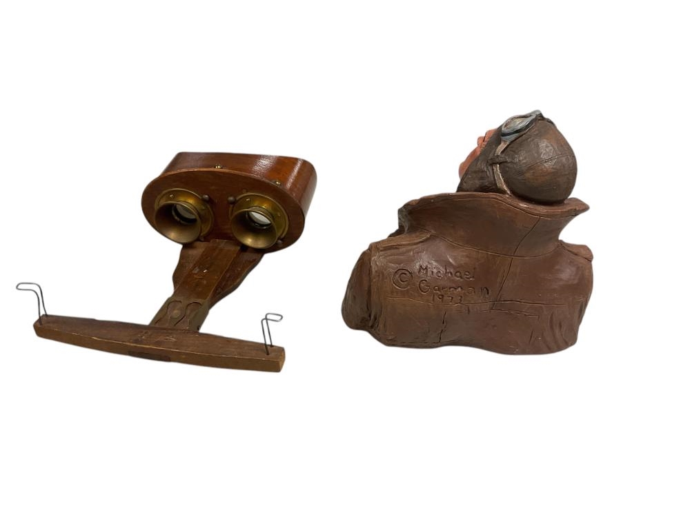 Michael Garman | Signed Flying Leather Statue by Michael Garman and ...