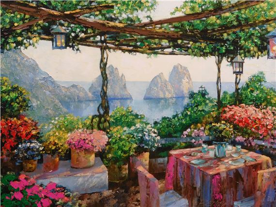 Howard Behrens | Table for Two - Capri | MutualArt