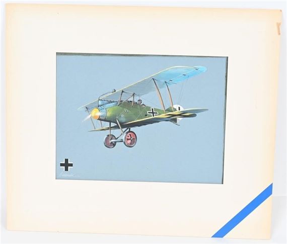 Jerome D. Biederman | WW1 GERMAN LFG ROLAND D.VI FIGHTER PLANE PAINTING ...