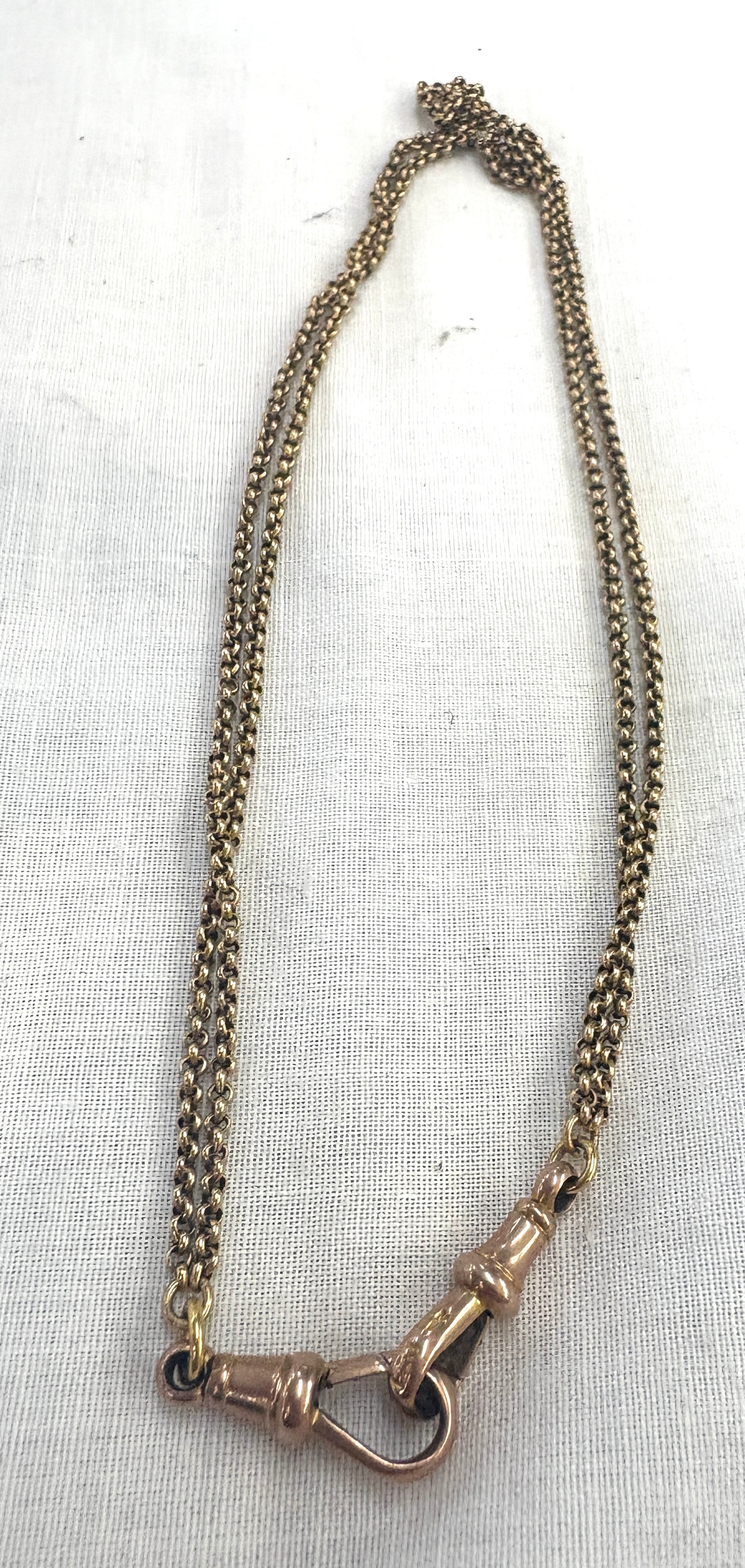 Albert | ct gold chain with ct gold albert chain clasps total weig ...
