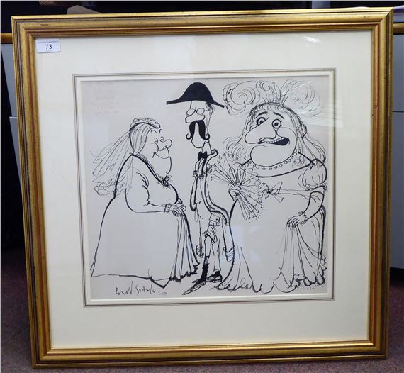 Ronald Searle | Ronald Searle CBE - Crazy Gang at The Victoria Palace ...