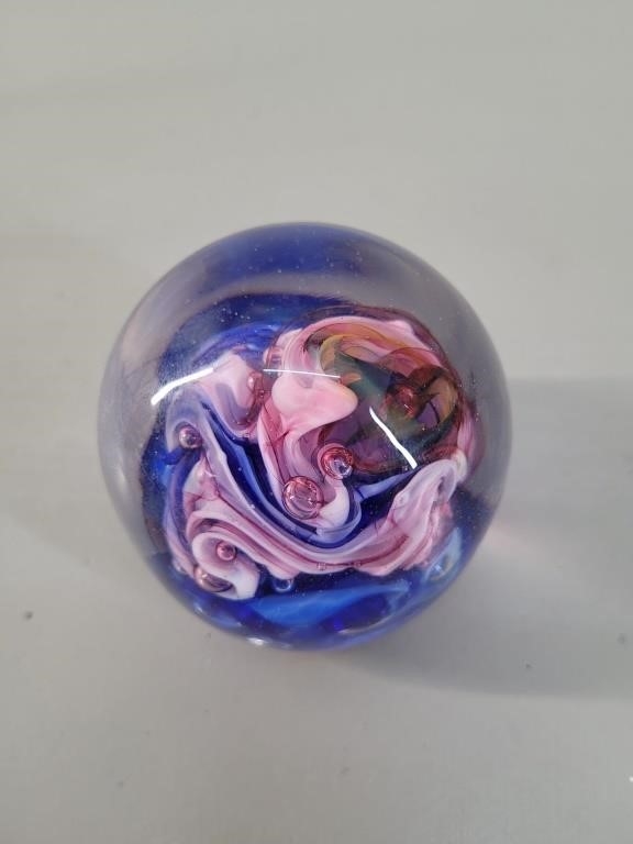 Robert Held | Robert Held Art Glass Paperweight | MutualArt