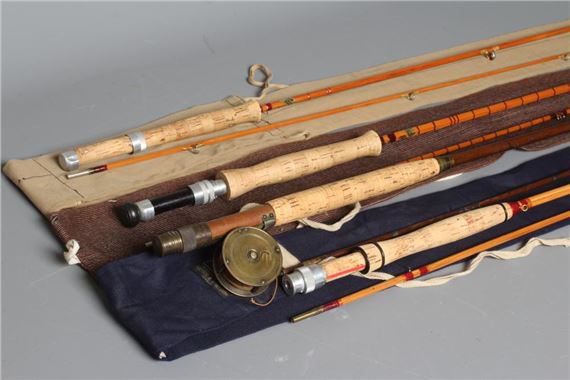 C. DeWitt Hardy | FOUR TROUT FISHING RODS | MutualArt