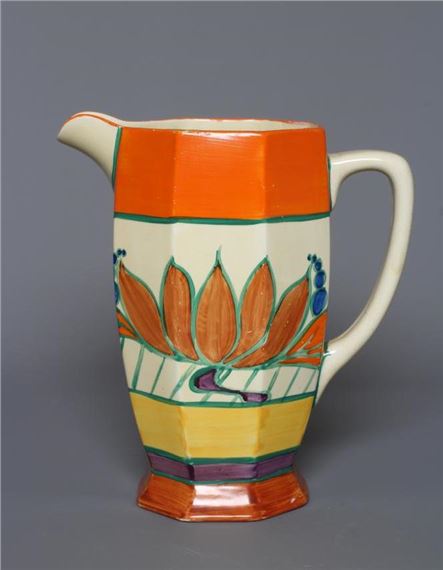 Clarice Cliff | A CLARICE CLIFF FANTASQUE POTTERY LILY PATTERN ATHENS ...