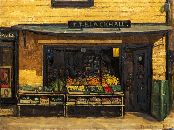 John Vicat Cole | The Fruit Shop at Rye (20th Century) | MutualArt