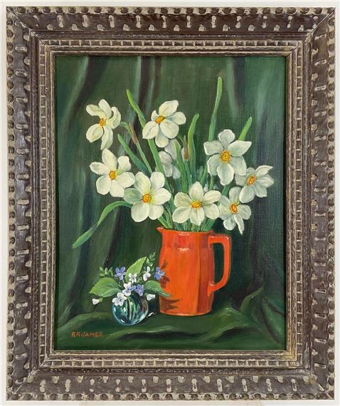 Ruth K. James | Tabletop still life | MutualArt