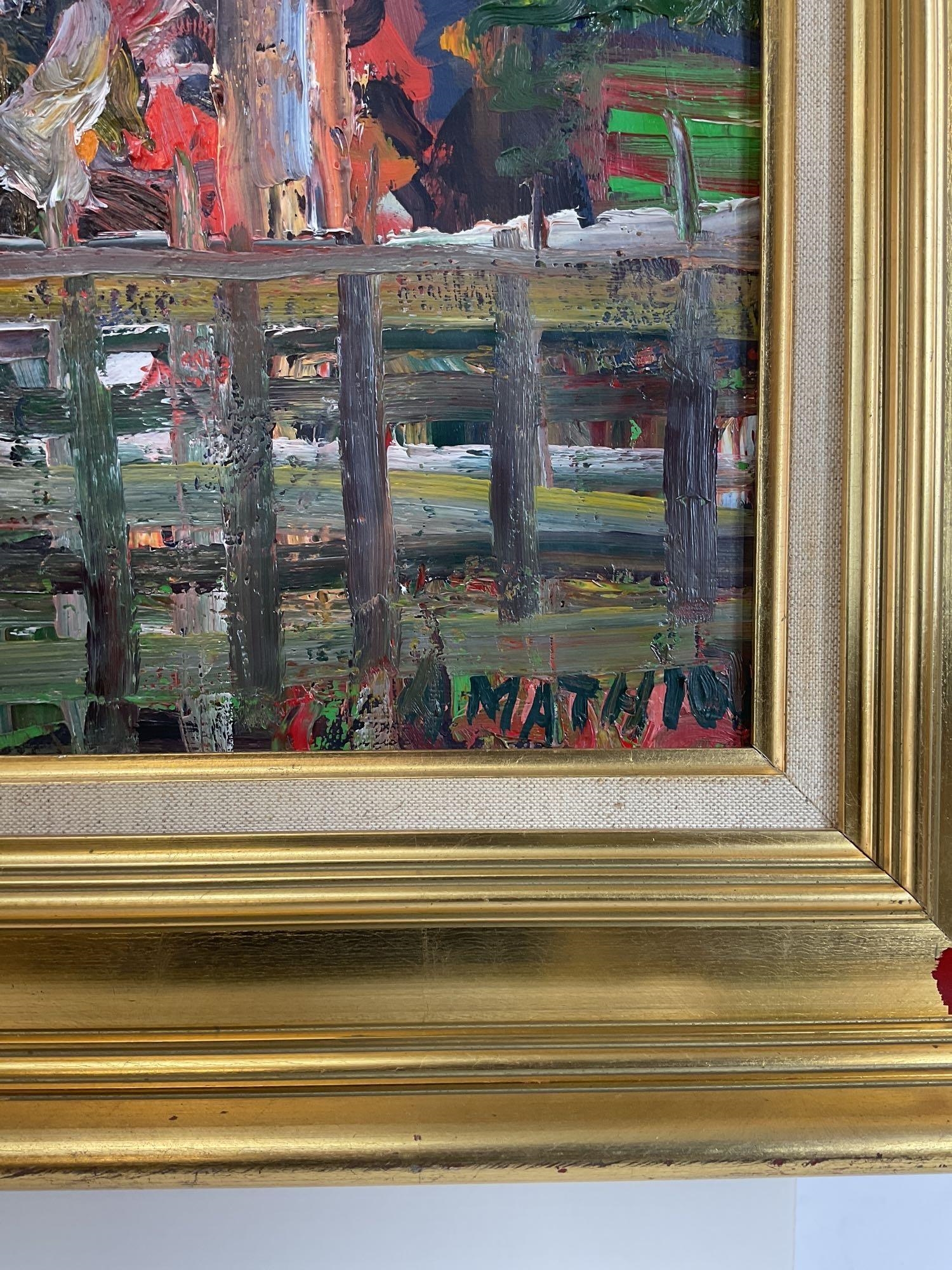 Alain Mathiot | Impressionist scene of a French parade (1972) | MutualArt