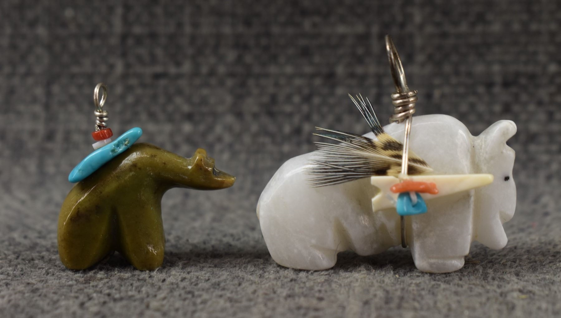 Jewelry | FIVE ZUNI PENDANTS | MutualArt