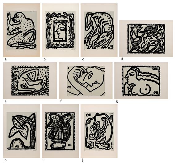 Jogen Chowdhury | A Portfolio of Ten Prints (2001) | MutualArt