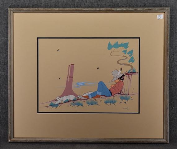 Beatien Yazz | NAVAJO PAINTING (BEATIN YAZZ (1960) | MutualArt