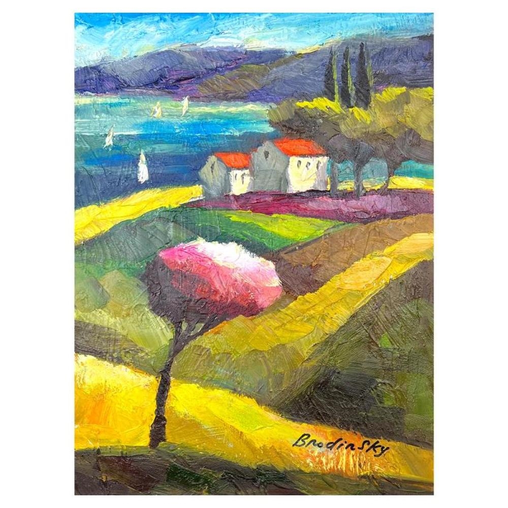 Slava Brodinsky | Slava Brodinsky Hand Signed Original Painting on ...