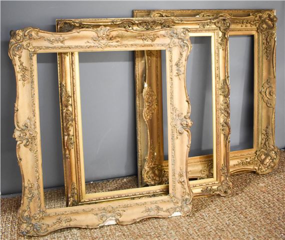 Robert Gilder | Two large and impressive 19th century giltwood and ...