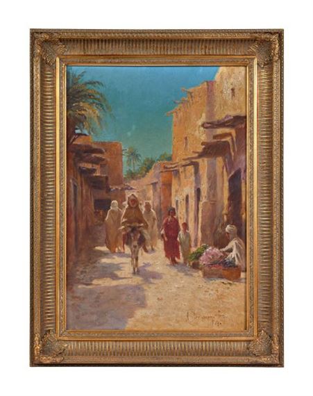 Alexis Auguste Delahogue | CAMPEMENT À EL-KANTARA | MutualArt