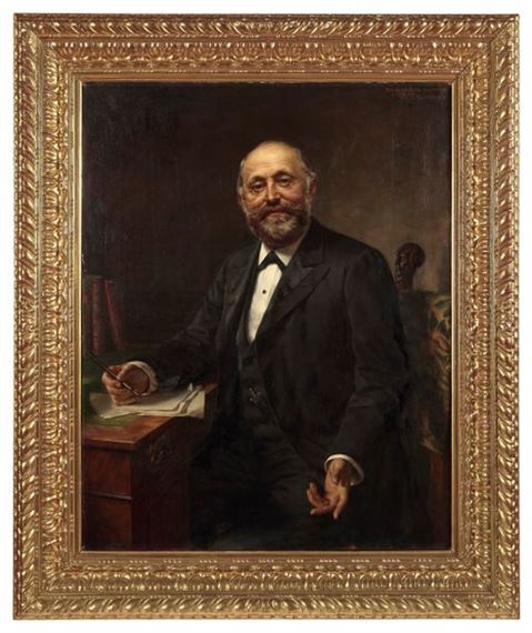 Toby E. Rosenthal | Portrait of Monsieur Louis Berlin (1904) | MutualArt