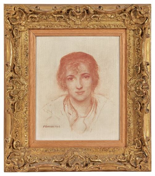 Fernand Cormon | Portrait of a Woman (1918) | MutualArt