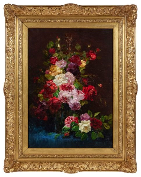 Louis Rémy Matifas | Rose bouquet (1893) | MutualArt