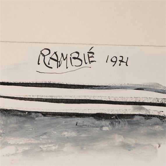 Paul Rambié | . Galleries of Faces Oil on canvas signed and dated 1969 ...