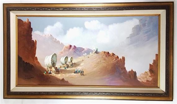 Manuel Munoz Merida | western Landscape, | MutualArt