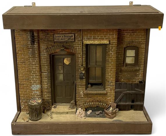 Michael Garman | 1975 Michael Garman Street Scene Sculpture | MutualArt