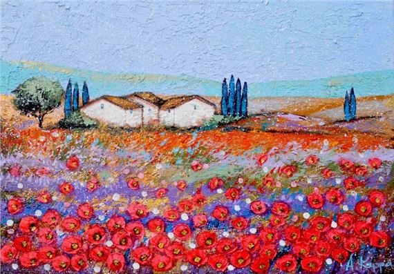 Alicja Kappa | Peace among the poppies (2025) | MutualArt