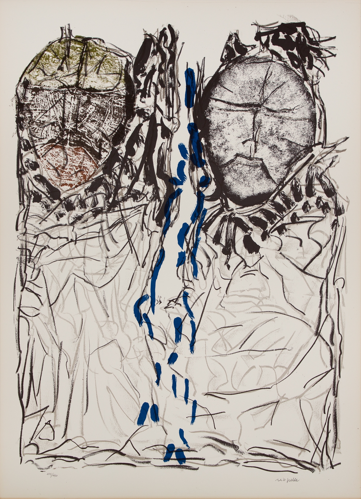 Jean-Paul Riopelle | Affiche avant la lettre n°142 (1974) | MutualArt