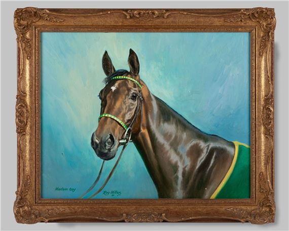 Roy Miller | Nashwan winning the 1989 Epsom Derby | MutualArt