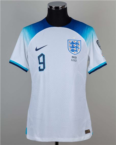 Harry Kane | Harry Kane blue and white No.9 England v. Malta match ...