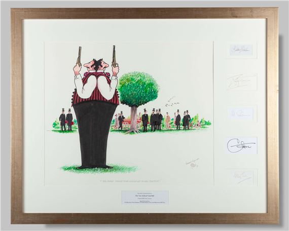 Bill Tidy | Bill Tidy, an original pen and ink drawing commissioned for ...